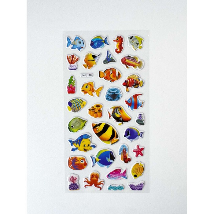 Adesivo Sticker Sortidos animal da floresta - mozi - Dokassa Distribuidora