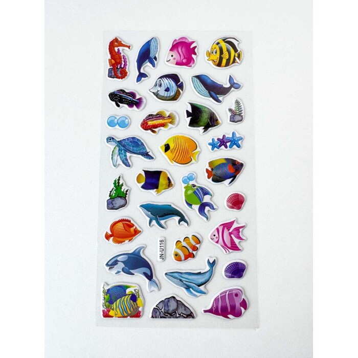 Adesivo Sticker Sortidos animal da floresta - mozi - Dokassa Distribuidora