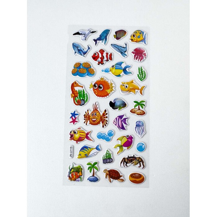 Adesivo Sticker Sortidos animal da floresta - mozi - Dokassa Distribuidora