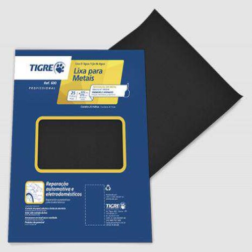 Lixa de Dágua Grão 220 - Tigre - Dokassa Distribuidora